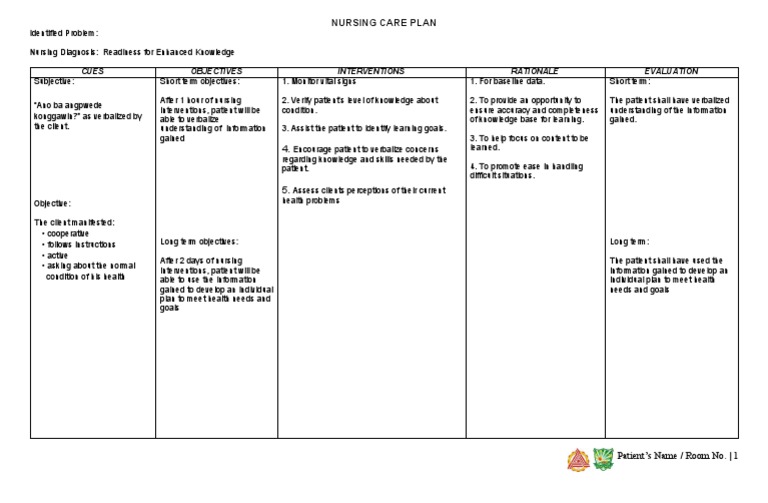 CHN Defense (NCP) | PDF | Nursing | Patient