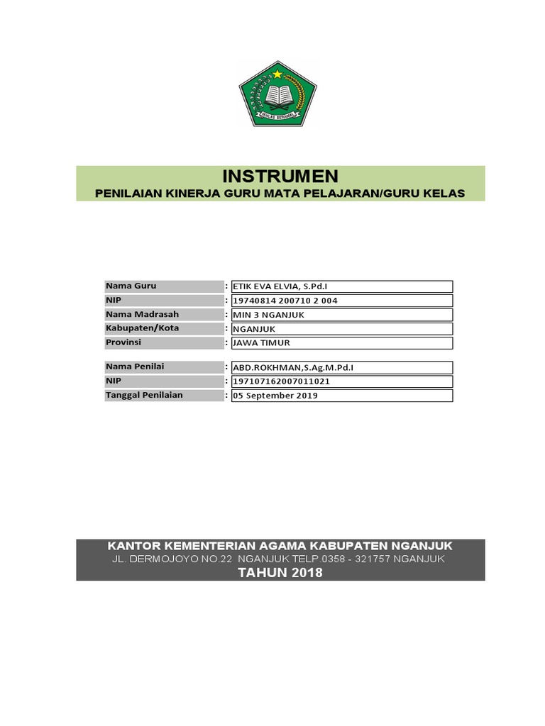 Instr. PKG ETIK EVA ELVIA, S.Pd.I | PDF