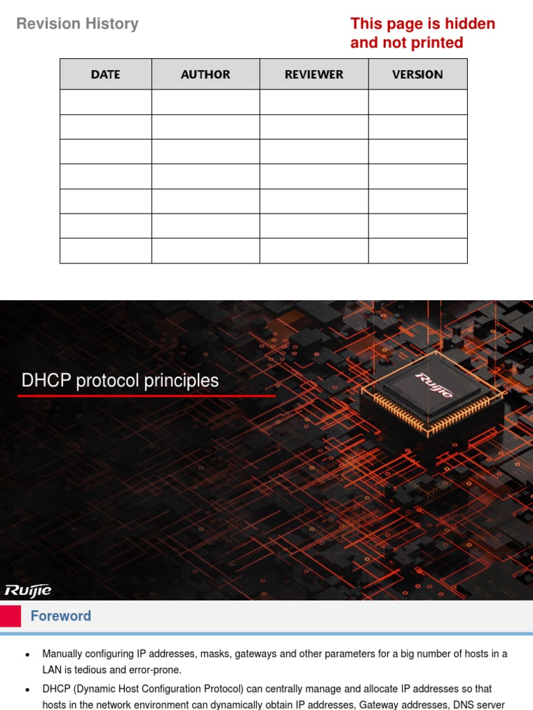 7.DHCP Protocol Principles | PDF | Ip Address | Networking Standards