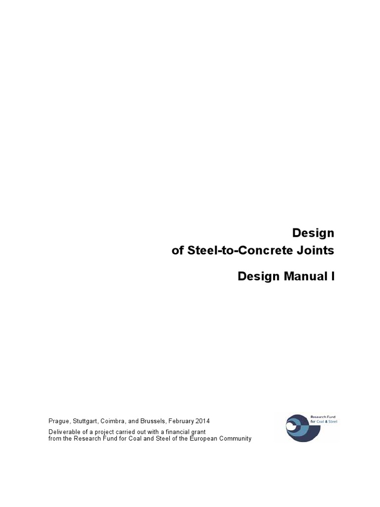 Design of Steel To Concrete Joints | PDF | Structural Steel | Beam ...