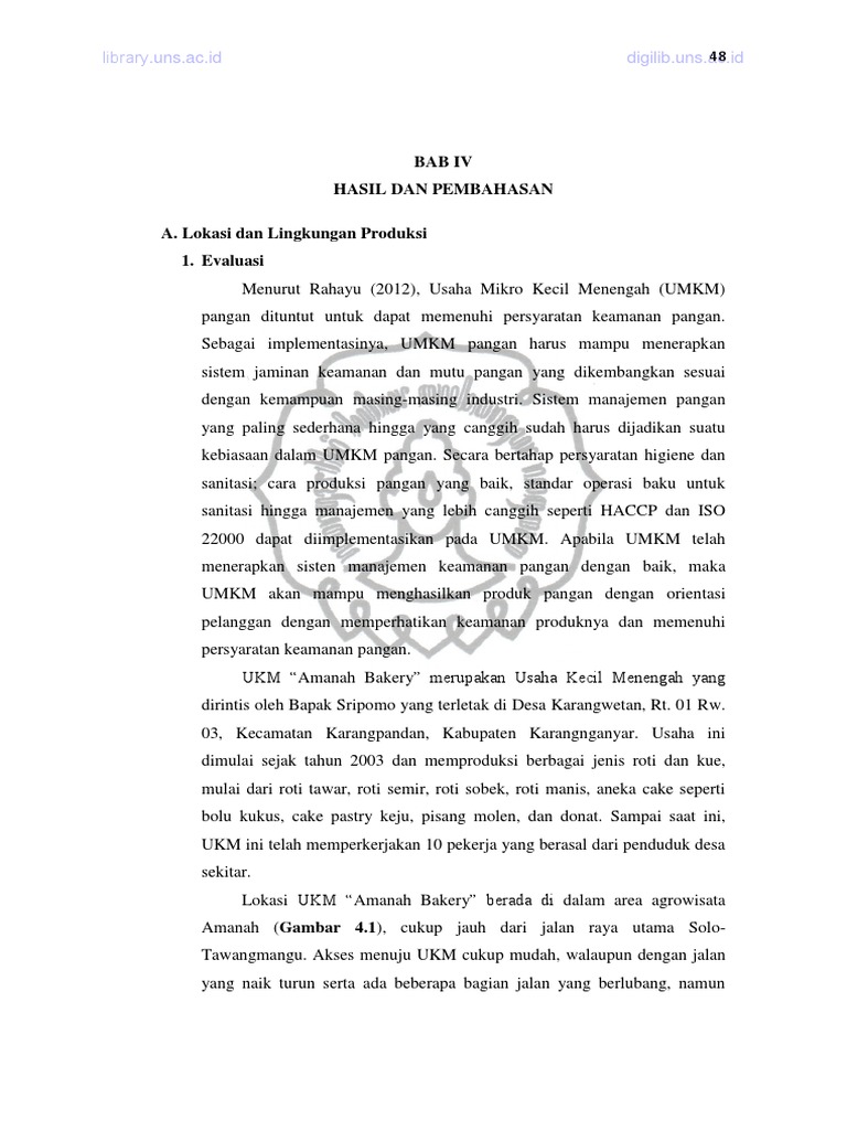 BAB IV Yuni Ta | PDF