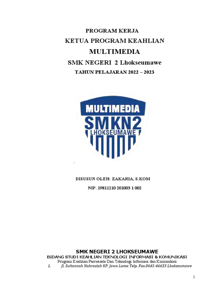 Proker-Kaprog-Multimedia 2022-2023 | PDF