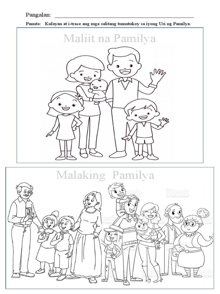 Malaki at Maliit Na Pamilya | PDF