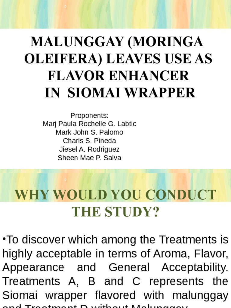 Final Defense Powerpoint | PDF | Food And Drink | Foods