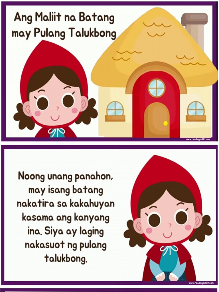 Red Riding Hood Story | PDF