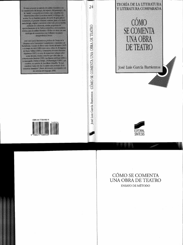 Cómo Se Comenta Una Obra de Teatro | PDF