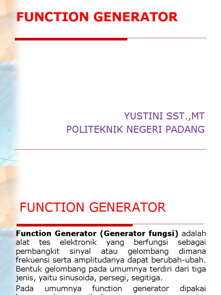 7.function Generator | PDF