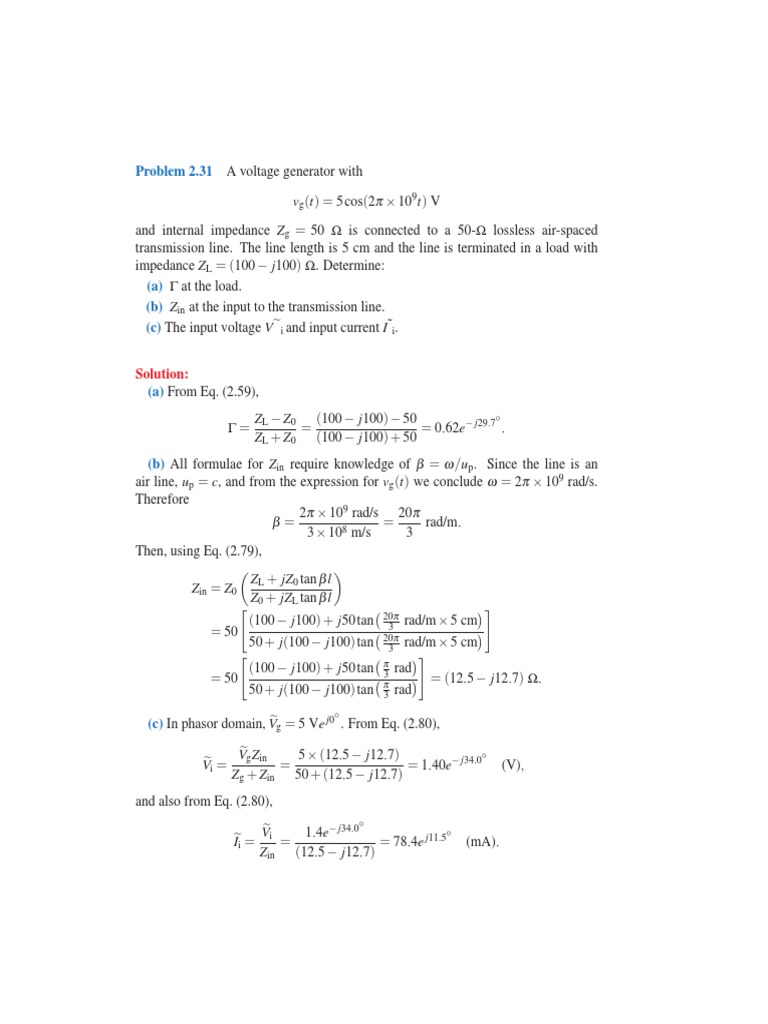 Homework 4 Solution Pdf Antenna Radio Telecommunications 