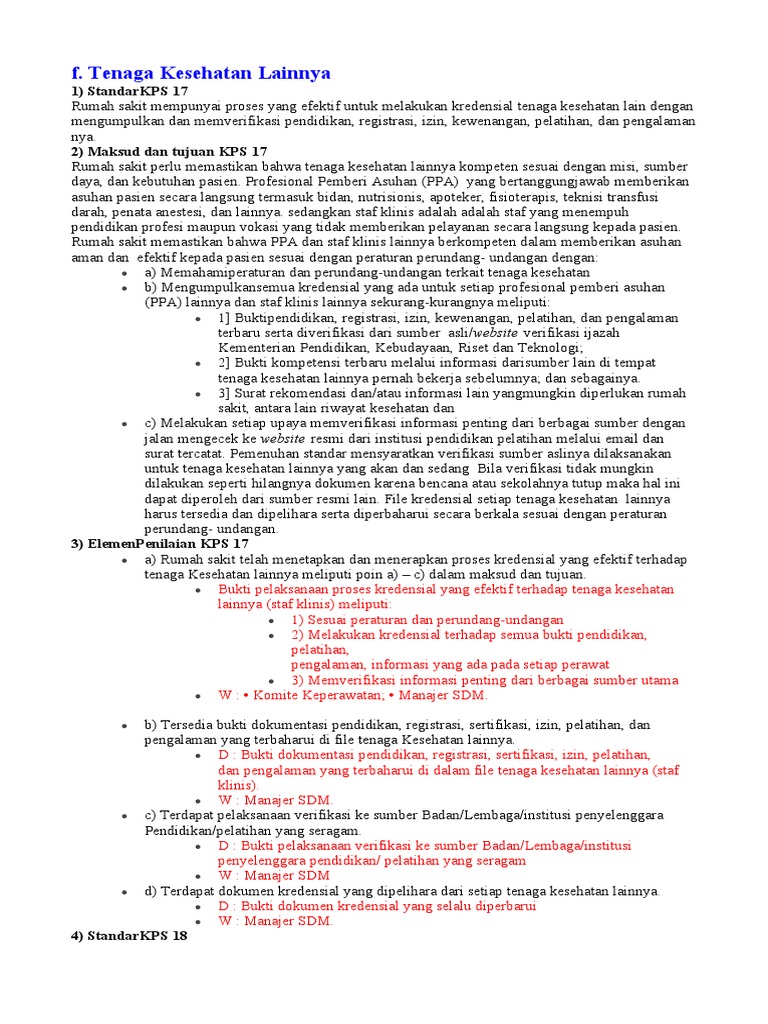 KPS Akreditasi | PDF