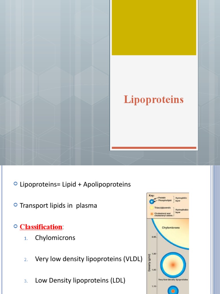 Lipoproteins | PDF | Lipoprotein | High Density Lipoprotein