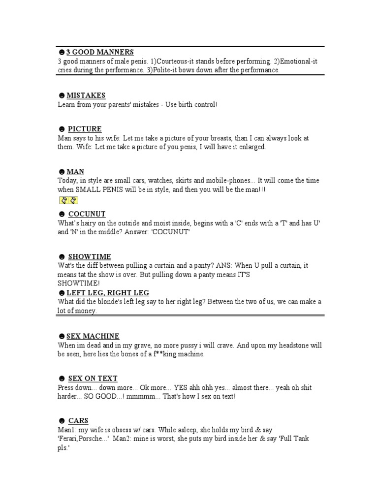 Jokes | Download Free PDF | Little Red Riding Hood