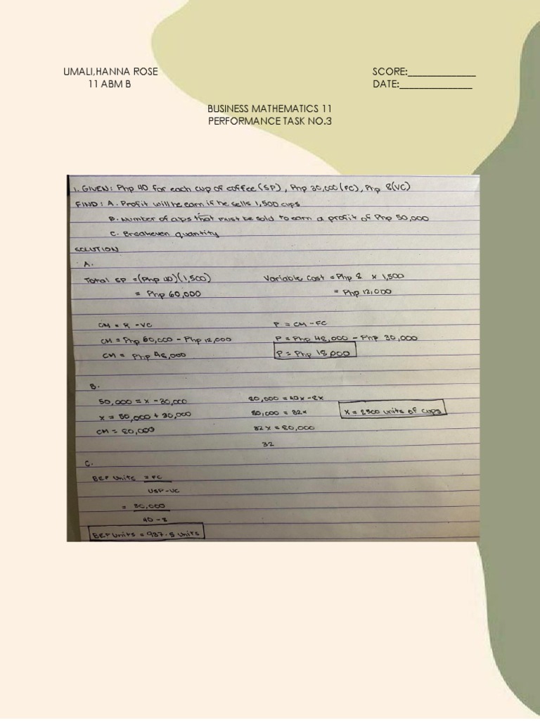 Umali, Hanna Rose 11 Abm B q1 Peta No.3 | PDF