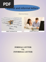 Informal & Formal Letter IELTS WRITING TASK 1 | PDF
