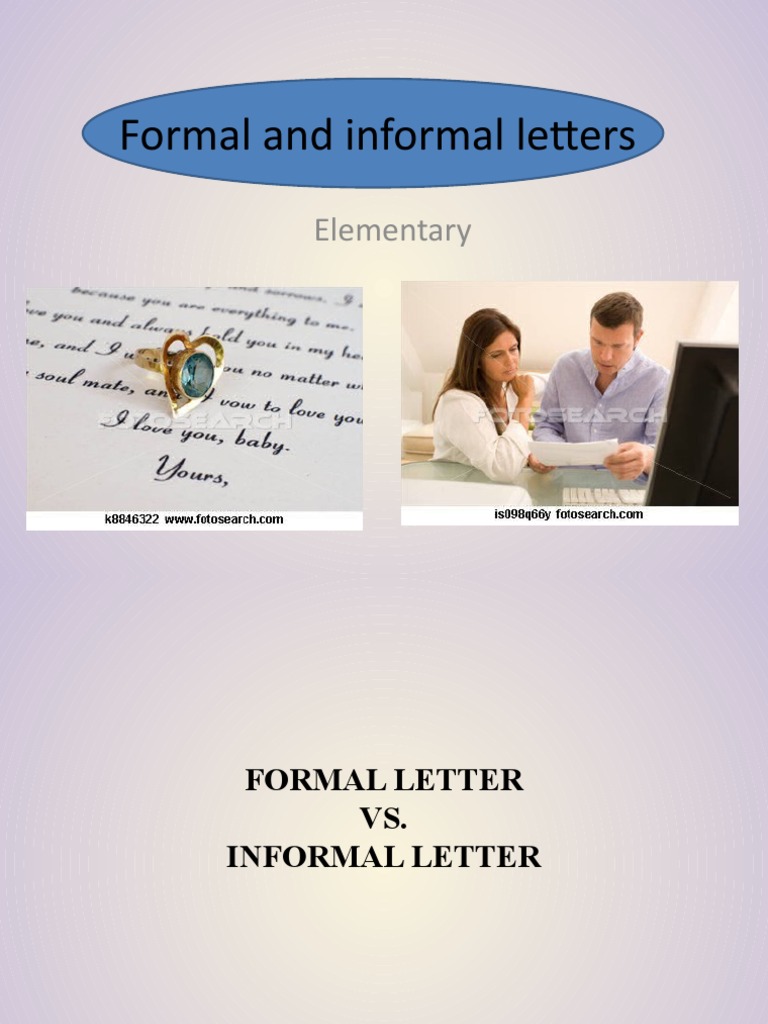 Formal vs. Informal Letters Guide | PDF | Madam