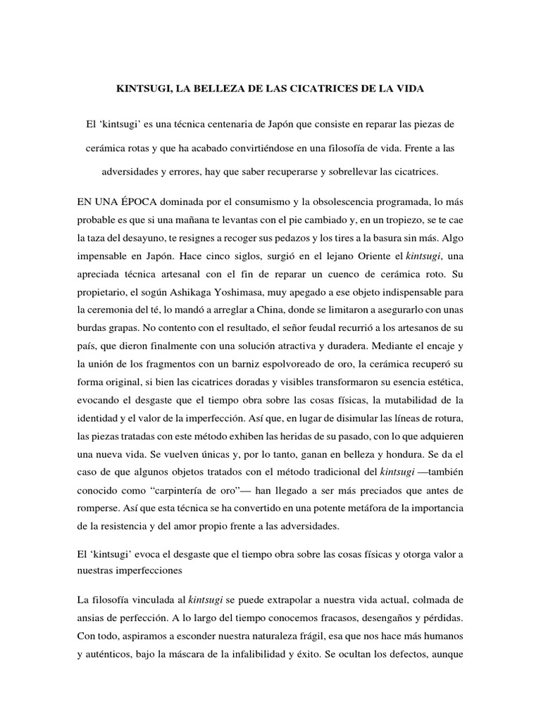 KINTSUGI | PDF
