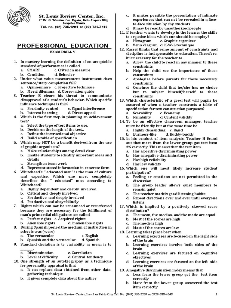D5 PROF. ED in Mastery Learning The Definition | PDF | Learning | Teachers