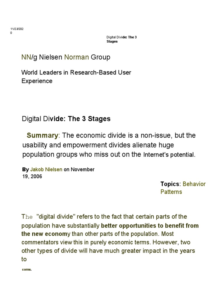 Media Unit 5 Part I Notes | PDF | Usability | Internet