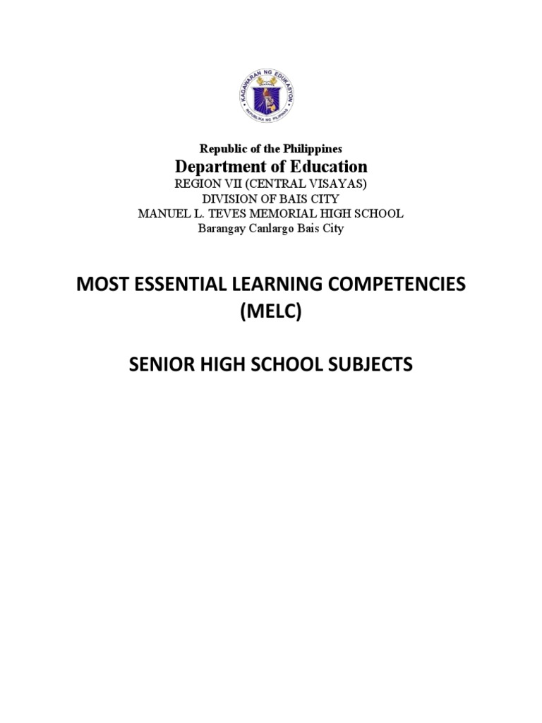 Melc Coverpage | PDF