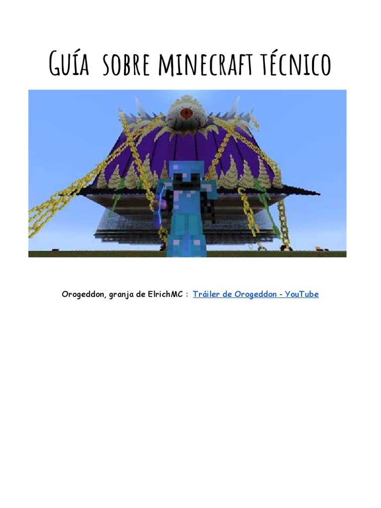 Guia Sobre Minecraft Tcnico | PDF