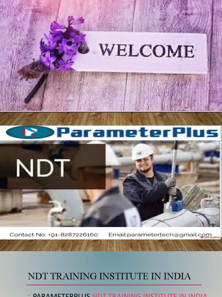 NDT Training Institute in India. | PDF
