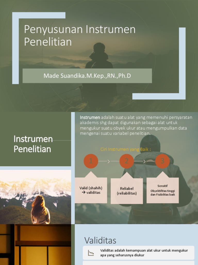Penyusunan Instrumen Penelitian | PDF