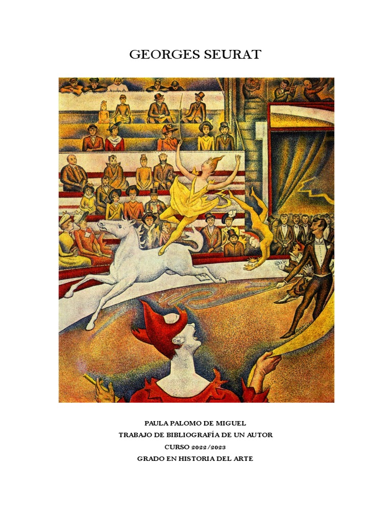 Trabajo Seurat Completo | PDF | Pinturas | Estética