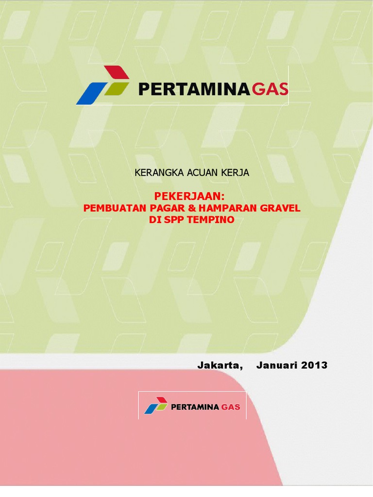 Rks Drainase, Pemasangan Pagar & Gravel Pertagas Rev Pak Heru | PDF
