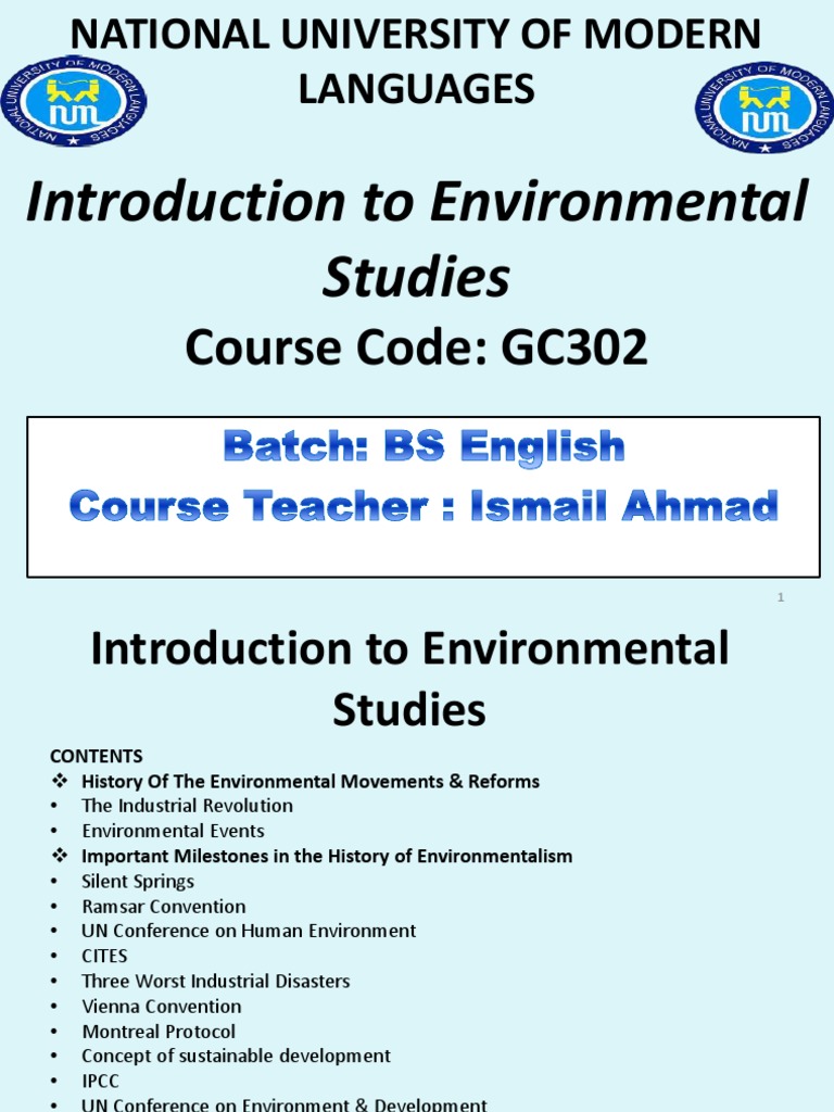 History of The Environmental Movements & Reforms | PDF | Climate Change ...