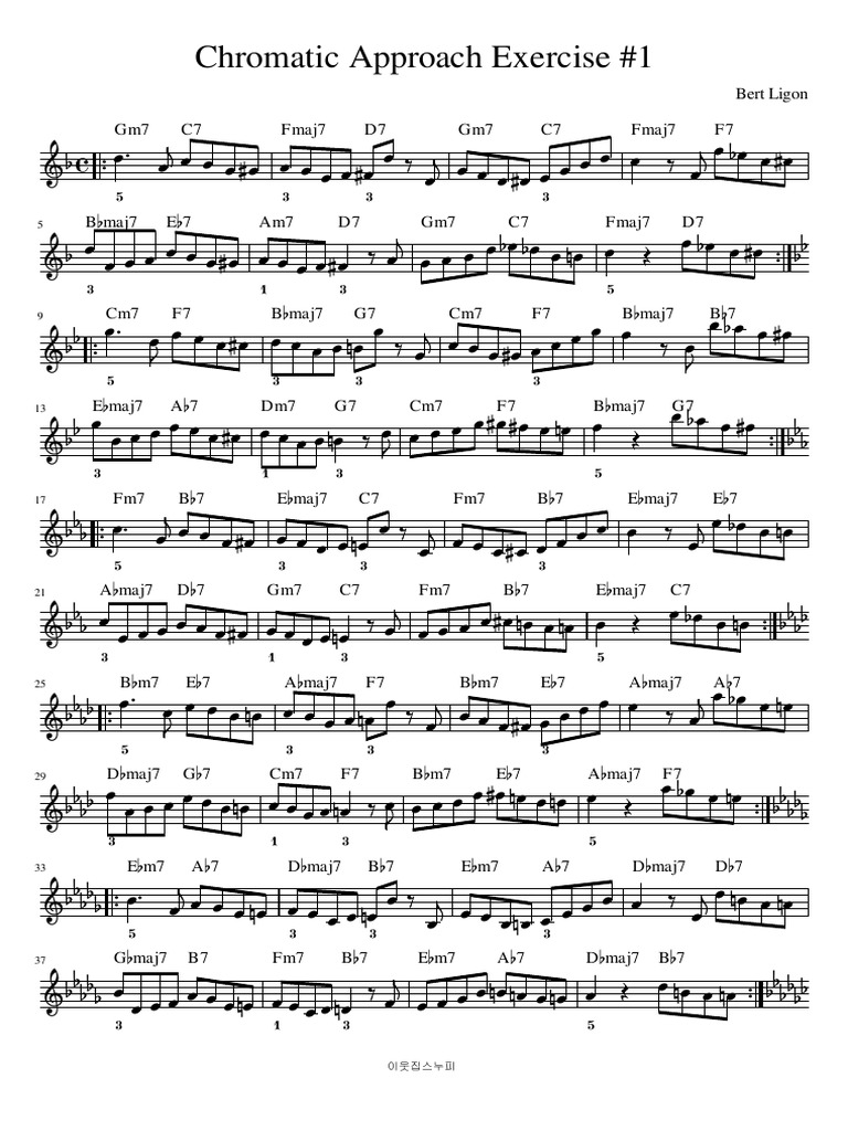 Chromatic Approach Exercise 1 | PDF