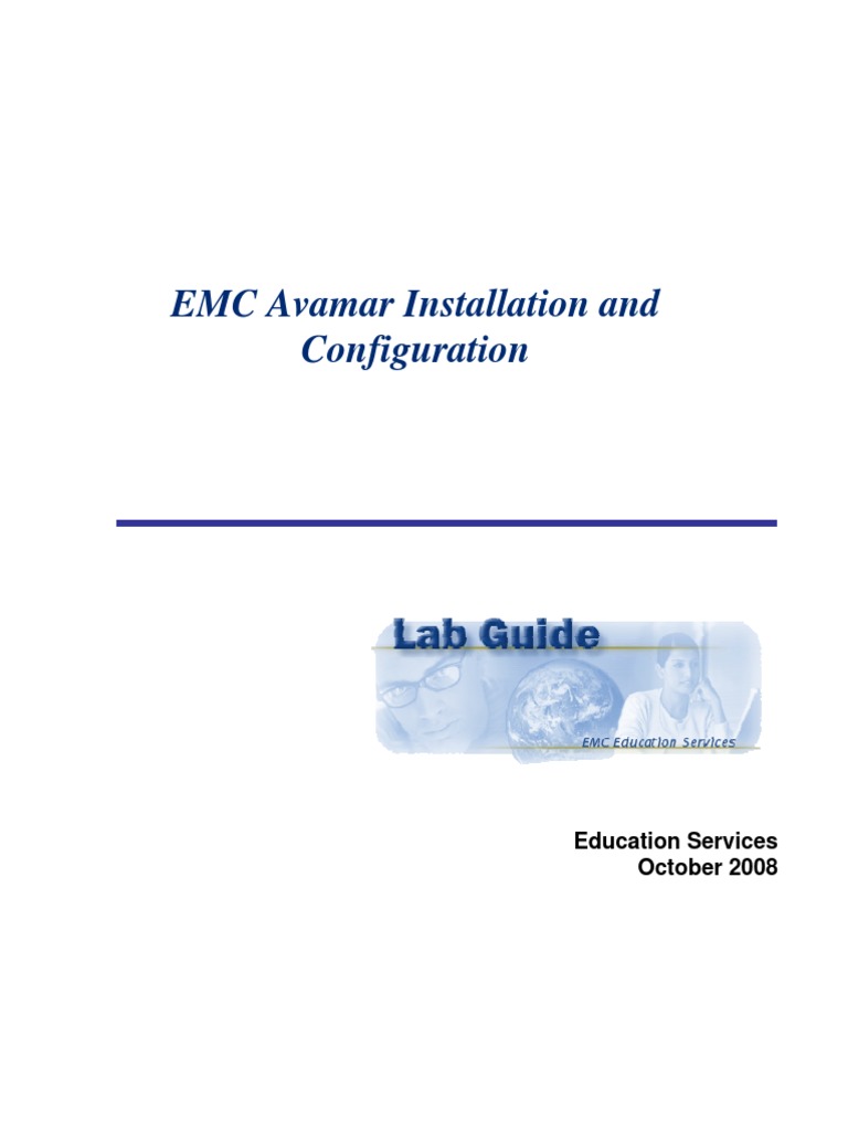 SG - EMC Avamar Installation ND Configuration Lab Guide | PDF | Login | Microsoft Windows