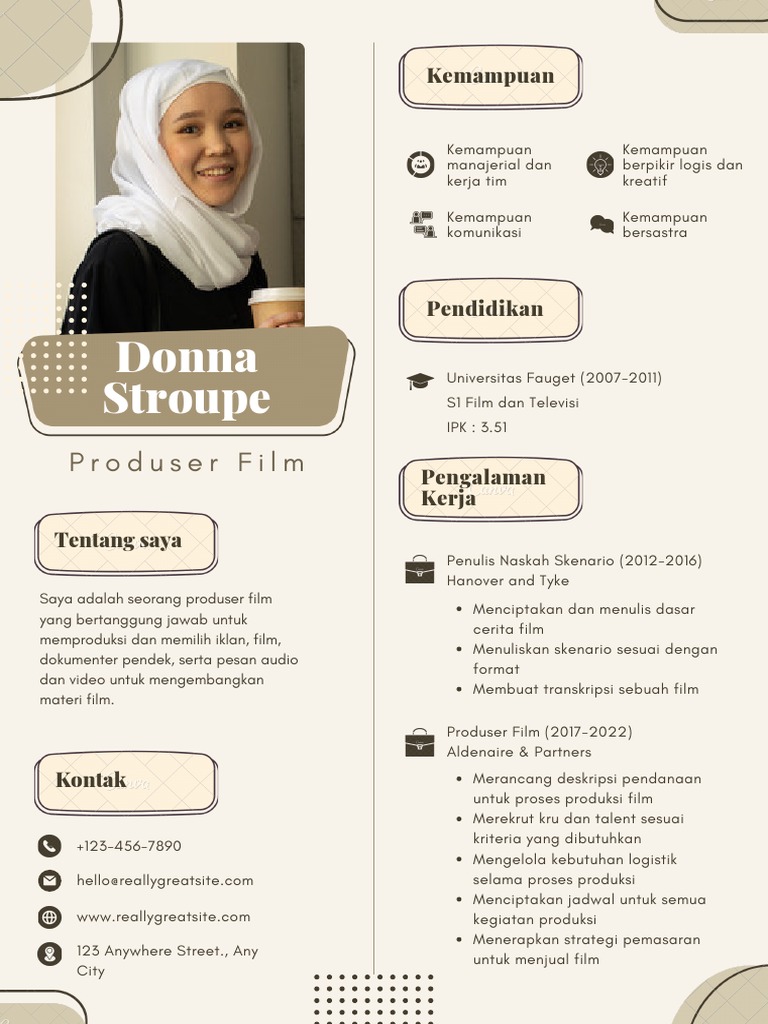 CV Produser Film Profesional | PDF
