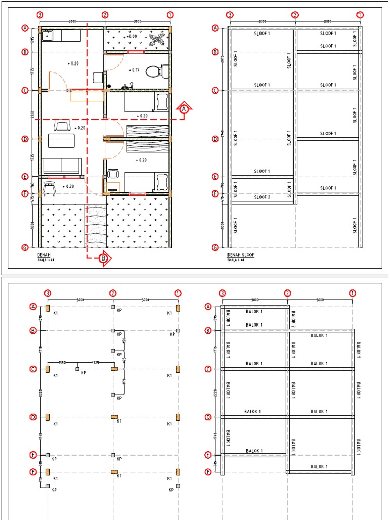 Shop Drawing Rumah | PDF