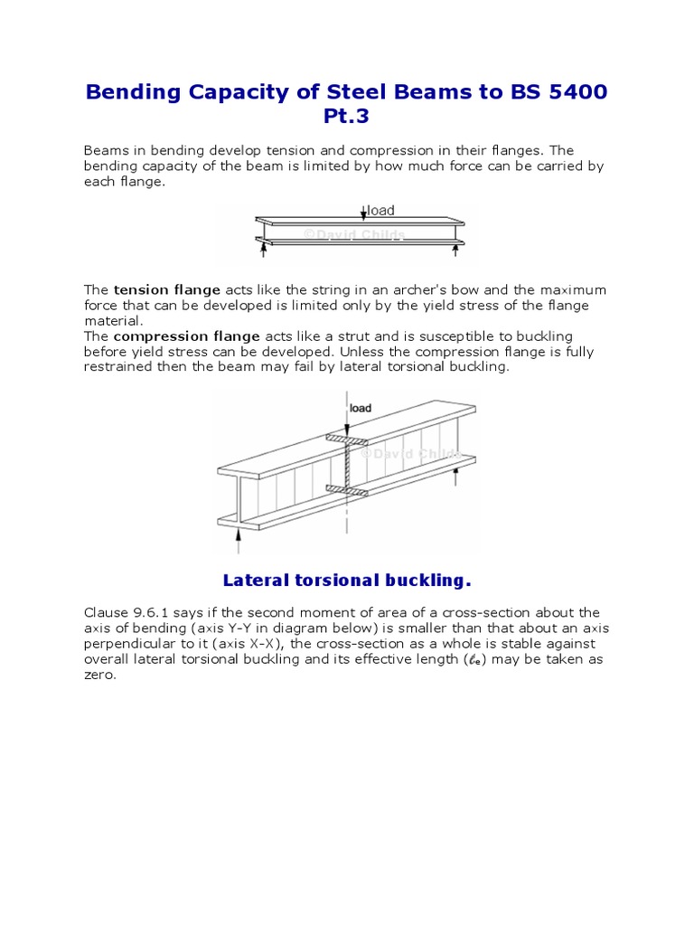 U-Frame - David Child | PDF | Beam (Structure) | Buckling