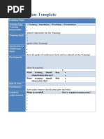 Training Report Template | PDF
