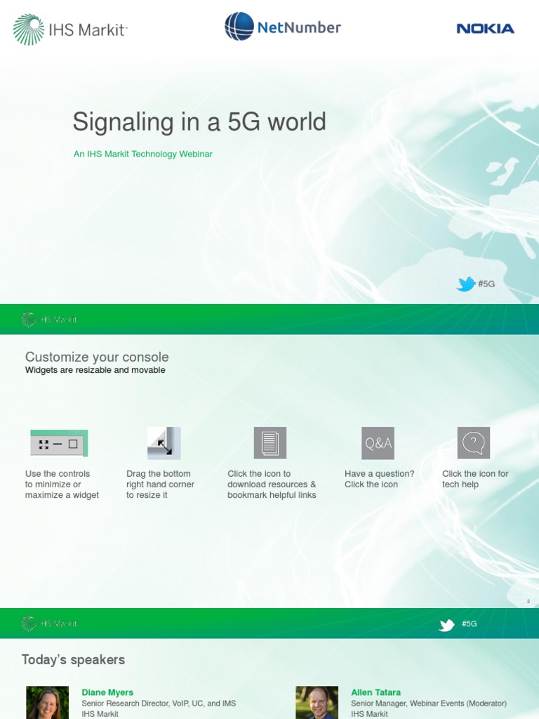 Signaling In A 5g World Pdf Proxy Server Internet Of Things