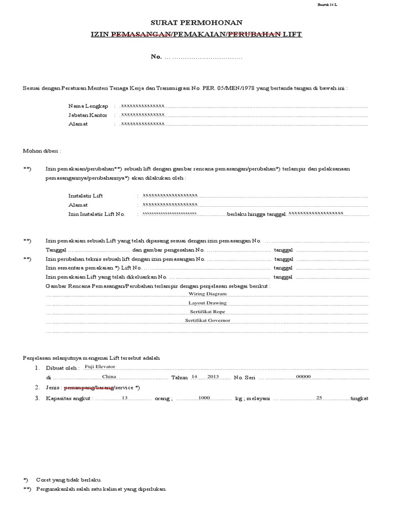 Form 36L Contoh Isian | PDF