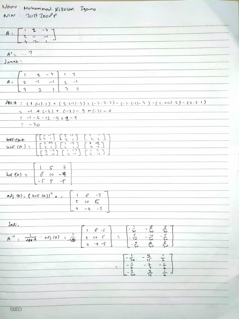 Matriks MTK Diskrit | PDF