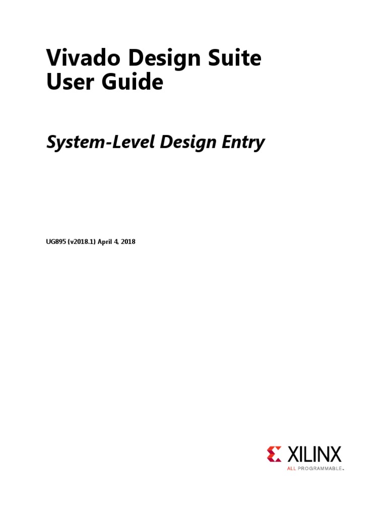 Ug895 Vivado System Level Design Entry | Download Free PDF | Command Line Interface | Shell ...
