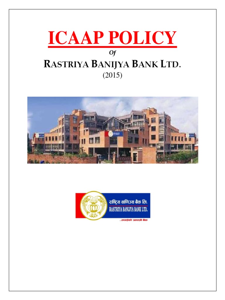 Icaap Policy 2015 | PDF | Stress Test (Financial) | Risk