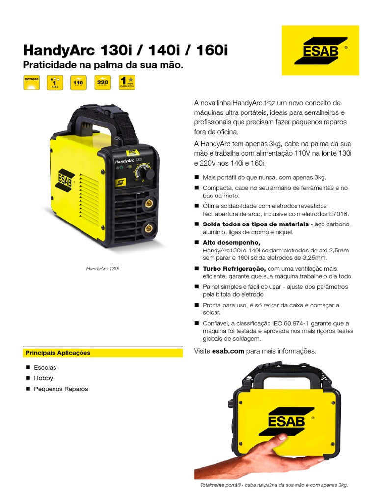 Folder Máquina de Solda Esab | PDF