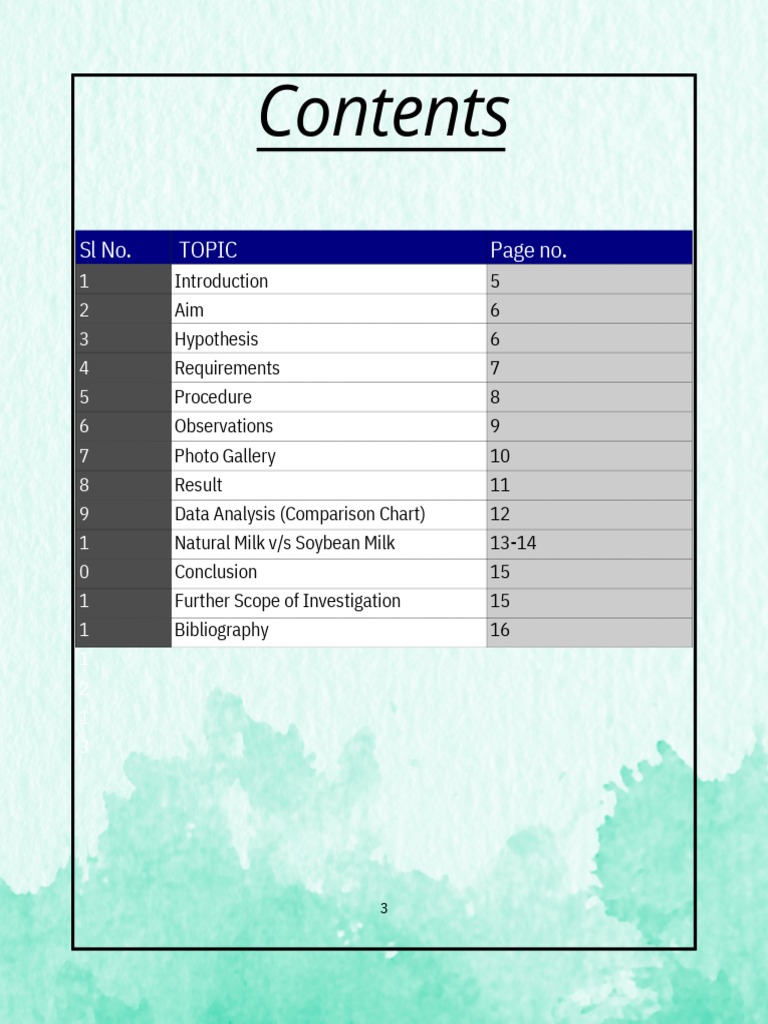 Comparison of Natural Milk vs Soybean Milk Curd Formation | PDF | Milk ...