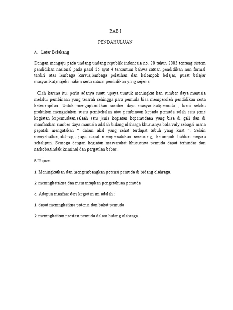 Laporan Kegiatan Kepemudaan | PDF