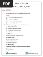 Ecg MCQS | PDF | Electrocardiography | Cardiology