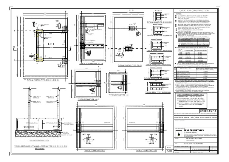 Showroom _2021-RC-01-02-FOUNDATION DRG -R0-16.11.2021-Model | PDF ...
