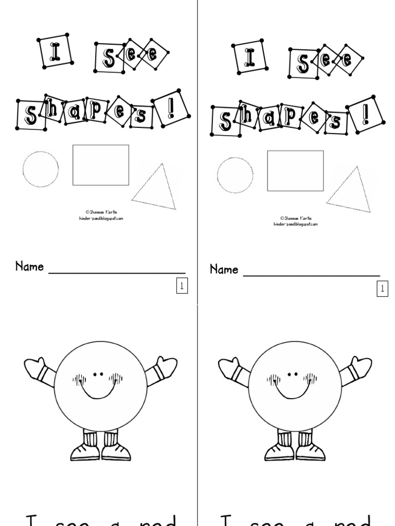I See Shapes Book | PDF