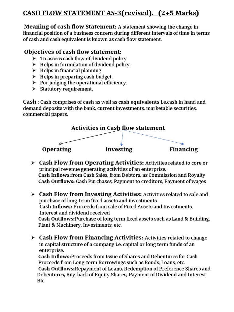 Cash Flows | Download Free PDF | Dividend | Cash Flow Statement