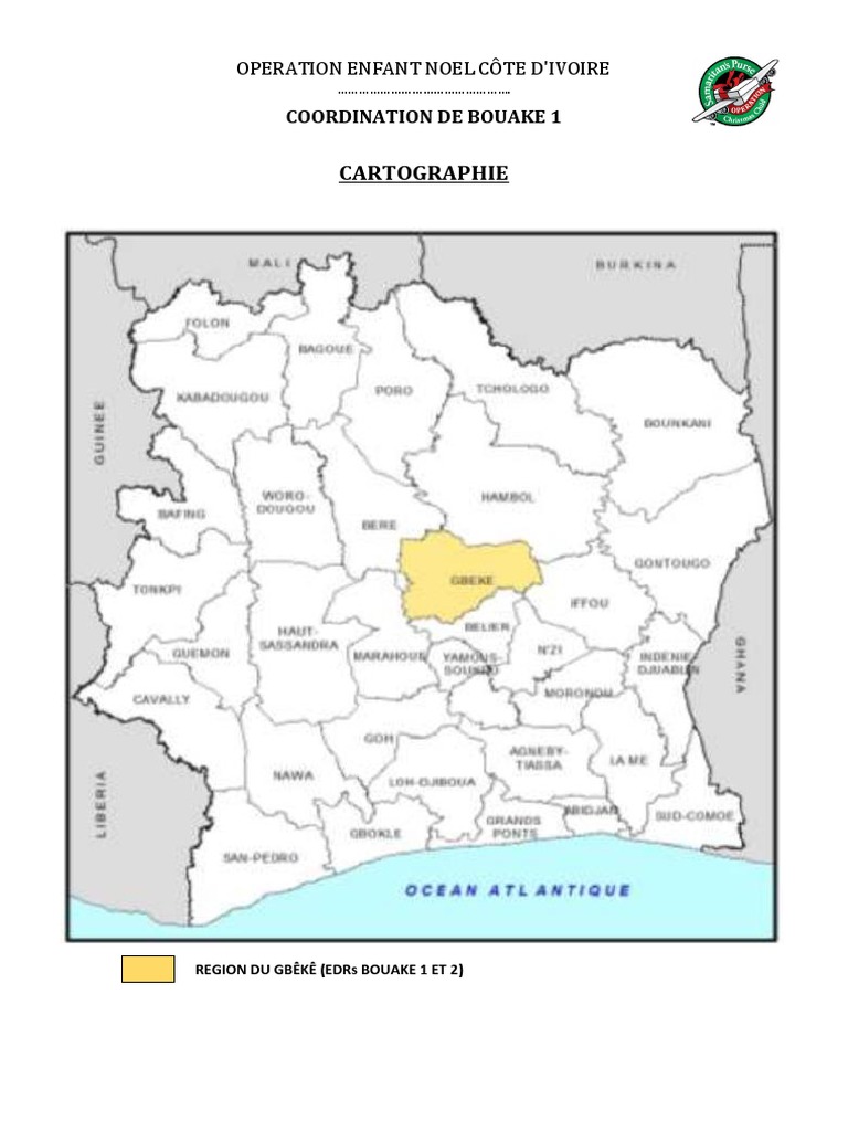 Cartographie Bouake 1 | PDF