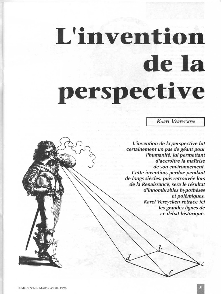 Invention de La Perspective | PDF