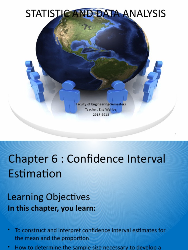Chapter 6 Data Analysis 2018 Download Free Pdf Sample Size Determination Confidence Interval 