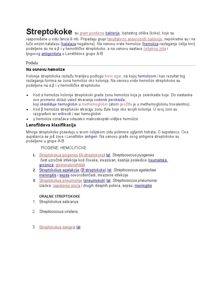 Streptokoke | PDF